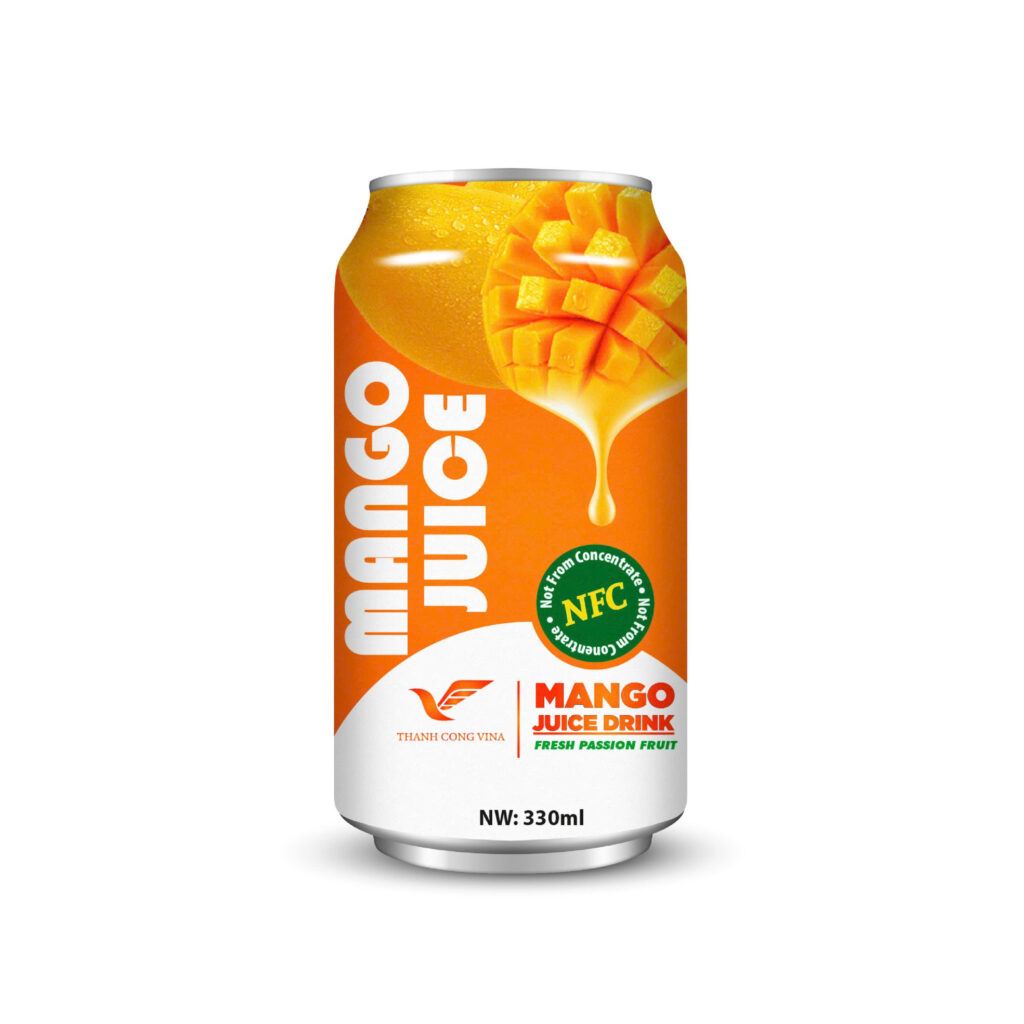 Best 330ml TCVN Canned Mango Juice Drink - Thanh Cong Vina