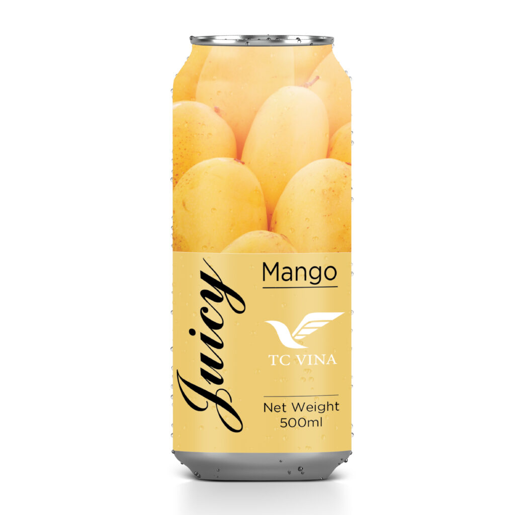 500ml TCVINA Canned Mango Juice Drink - Thanh Cong Vina